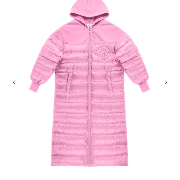 Telfar | Jackets & Coats | Telfar Bubblegum Pink Puffer Hoodie Coat ...